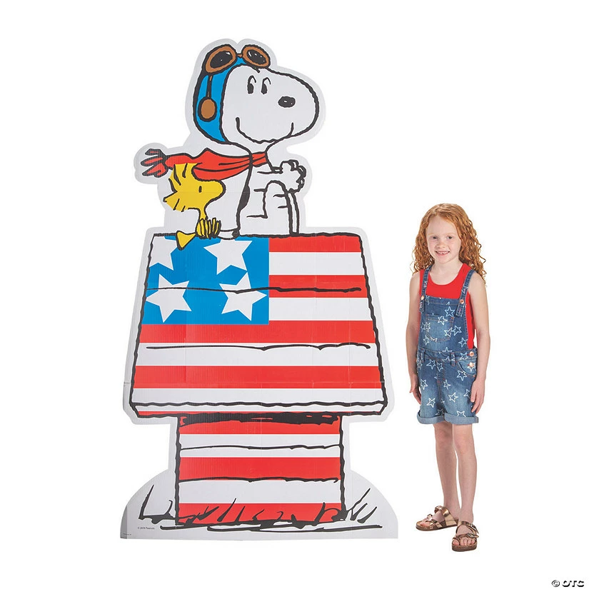 Cheap Peanuts® Patriotic Cardboard Stand-Up Online | DIY Photo Booth ...